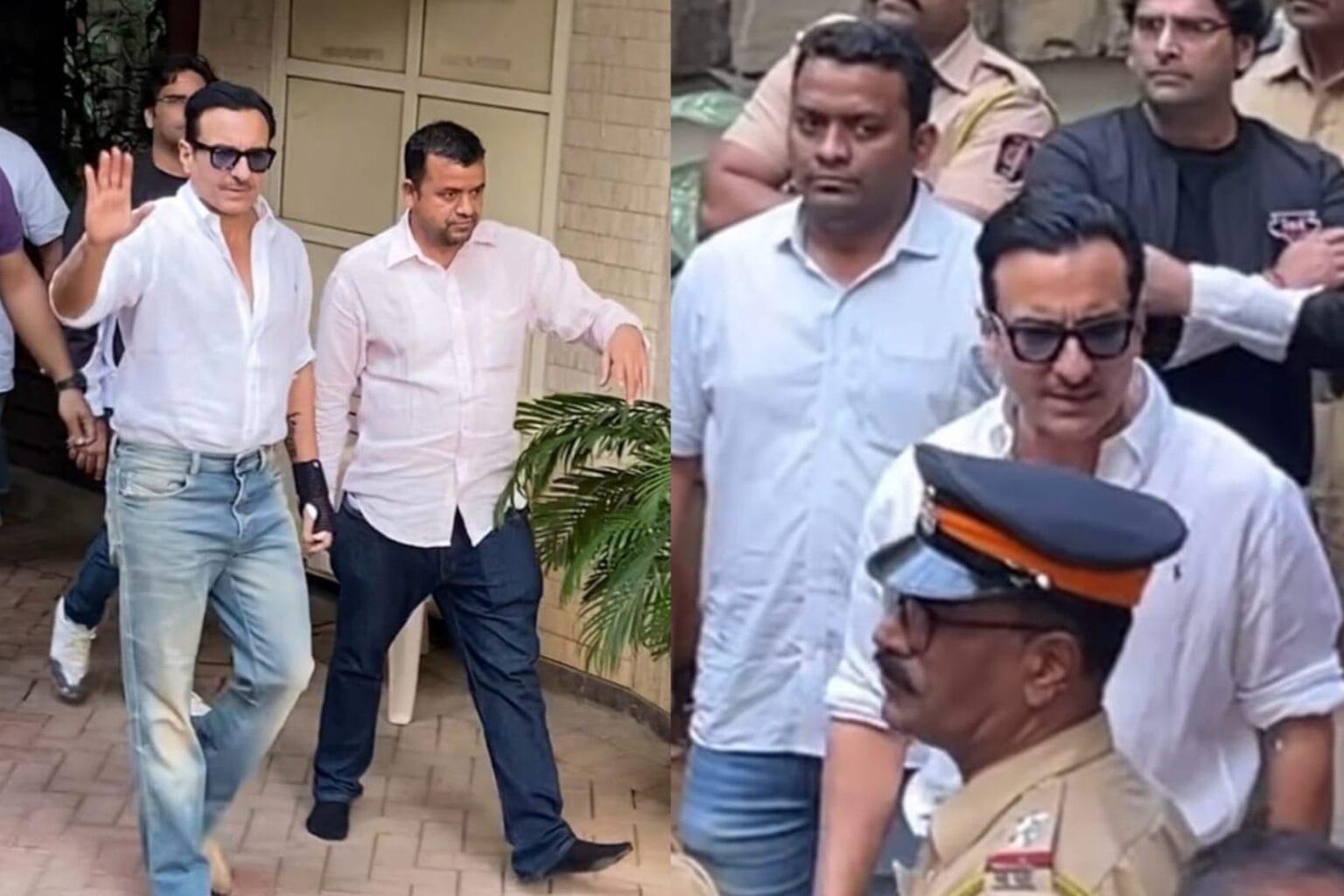Saif Ali Khan and Kareena Kapoor Wave to Fans After Shocking Attack and ...