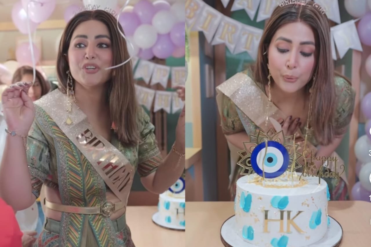 Hina Khan’s Birthday Surprise Turns Into Viral Reel Moment